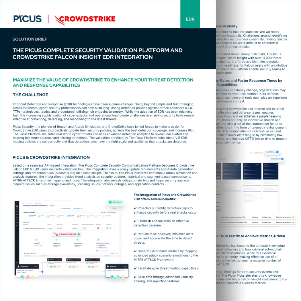 CrowdStrike Integration | Picus